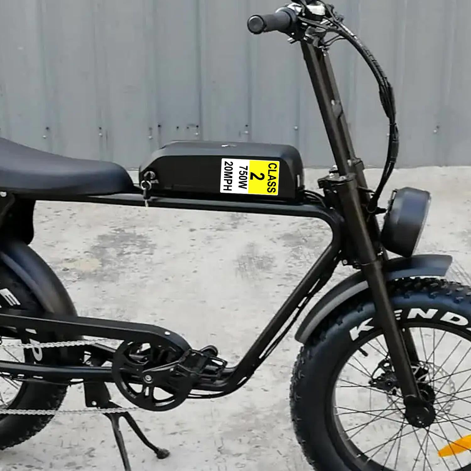 8 Pack Electric Bicycle Frame Identification Class Number Stickers Decals 2X 3.5 Inch - E-Bike Class Number Sign Mark Weatherproof E-Bike Stickers for Electric Bicycle Class Number,Class 2 750W 20MPH