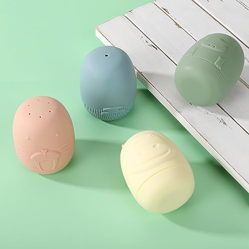 Socub Baby Bath Toys, Squeezable Silicone Bath Toys for Toddlers 1-3, BPA Free Bathtub Toys for Infants