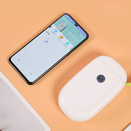 VIBY Mini Thermal Label Printer Portable with 1 Rolls Label Paper Code Sticker Printer Thermal Adhesive Clothing Label Printers