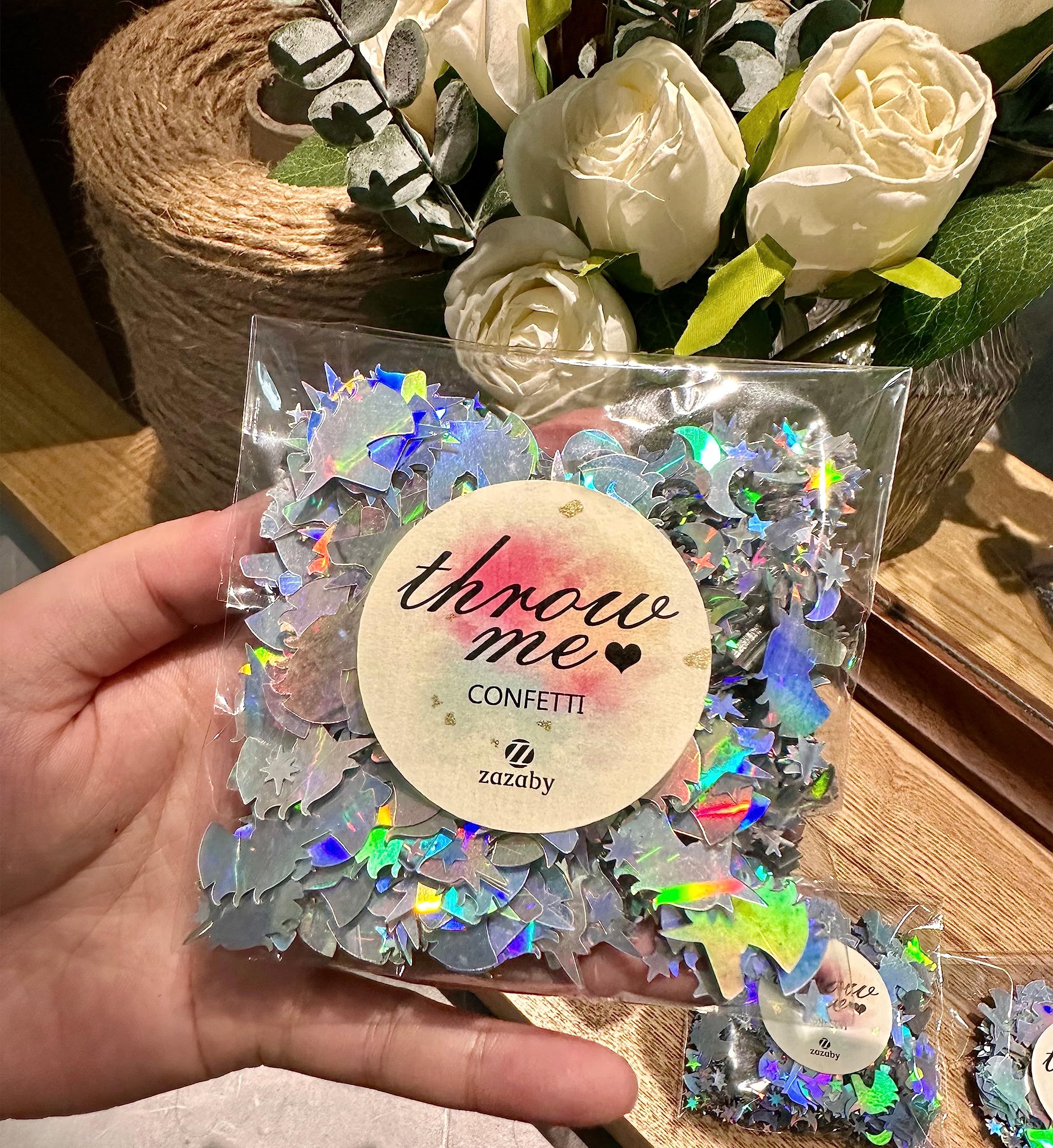 Sparkling Star Foil Confetti,Unicore Moon Star Table Confetti(2.1OZ/60grams),Halloween Glitter Sequins, Iridescent Party Decorations for Halloween Birthday Wedding Festival Party DIY Table Deco