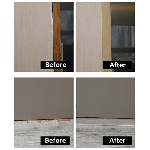 Floor Transition Strip 2" Wide Vinyl Floor Self Adhesive Flat Vinyl Flooring Laminate Floor Strip with Strong Backing for Joining Floor Gaps (3.3Ft,Grey Wood)