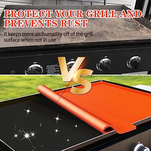 28-Inch Silicone Griddle Mat for Blackstone Griddle, A Superior Protective Heavy-Duty Cover for Your 28" Blackstone Griddle to Maintain Grill Cleanliness and Dryness.