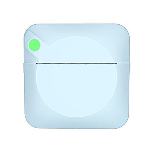 Mini Pocket Photo Printer—Portable Thermal Printe-r Bluetooth Label Memo Receipt Instant Sticker Printe-r Small Smartphone Printe-r for iOS & Android