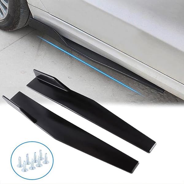 Gloss Black Bumper Lip Spoiler Splitter Fit for 1997-2002 2010-2021 Chevy Camaro LS LT1 SS Coupe Convertible Front Rear Body Kit Side Skirt