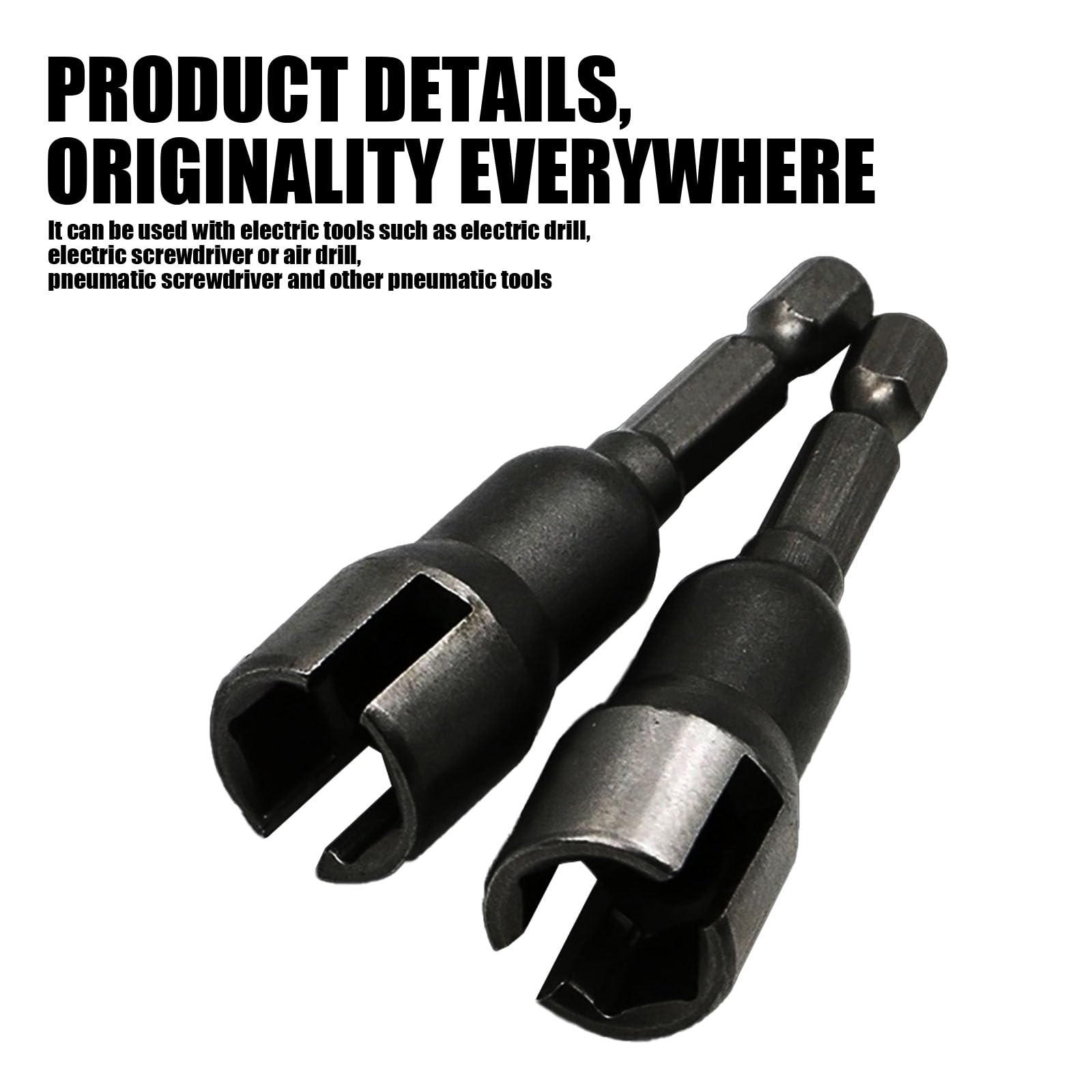Gunhunt 2-Inch Hexagonal Handle Wrench, Black, Alloy Steel, Carbon Steel