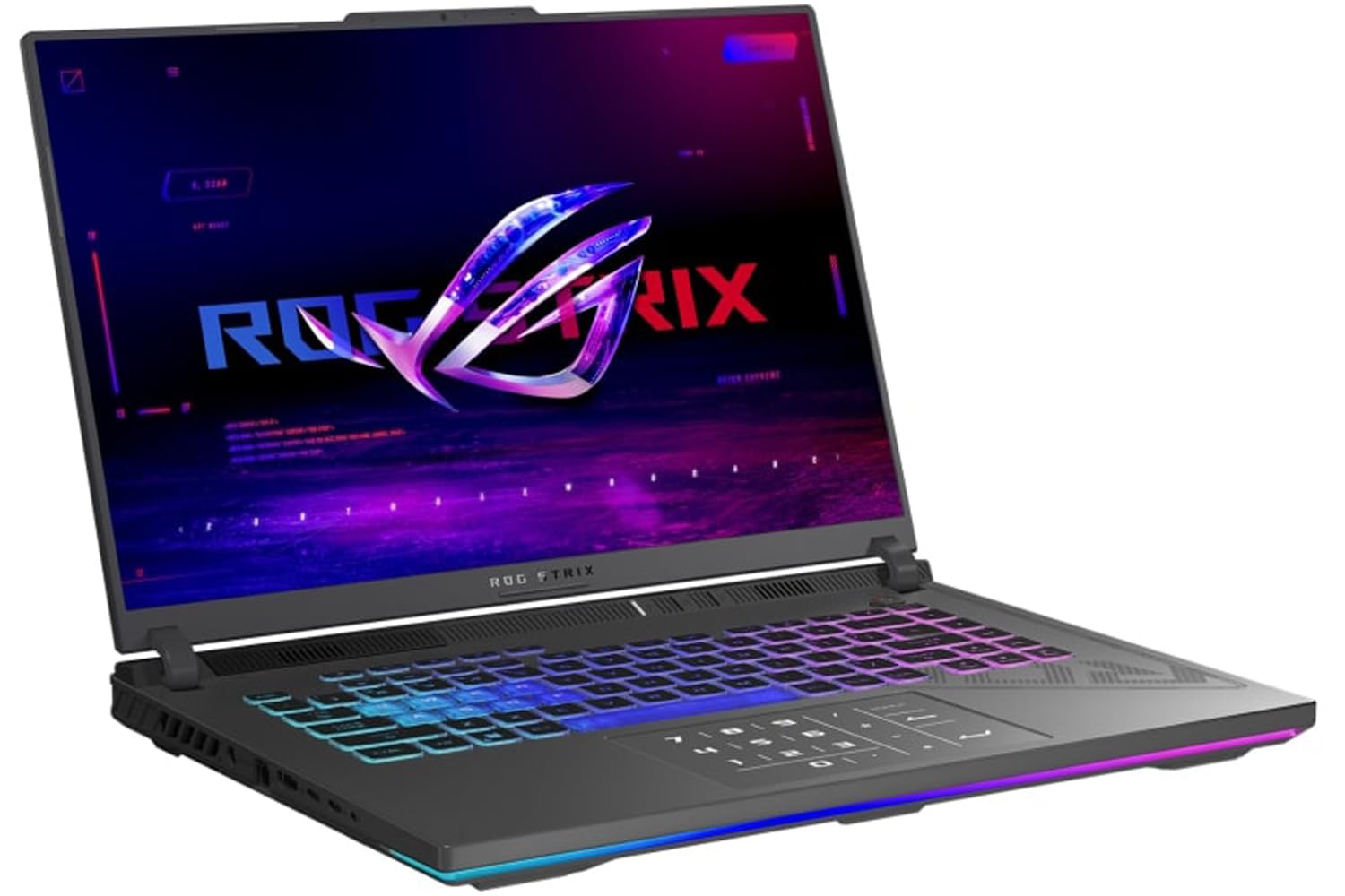 ASUS ROG Strix G16 Gaming Laptop 16.0" 165Hz WUXGA (Intel Core i7-13650HX, 64GB DDR5, 2x2TB PCIe SSD RAID 1 (2TB), MUX GeForce RTX 4050 6GB, RGB KYB, Thunderbolt 4, WiFi 6E, Win11P) w/Dockztorm Hub