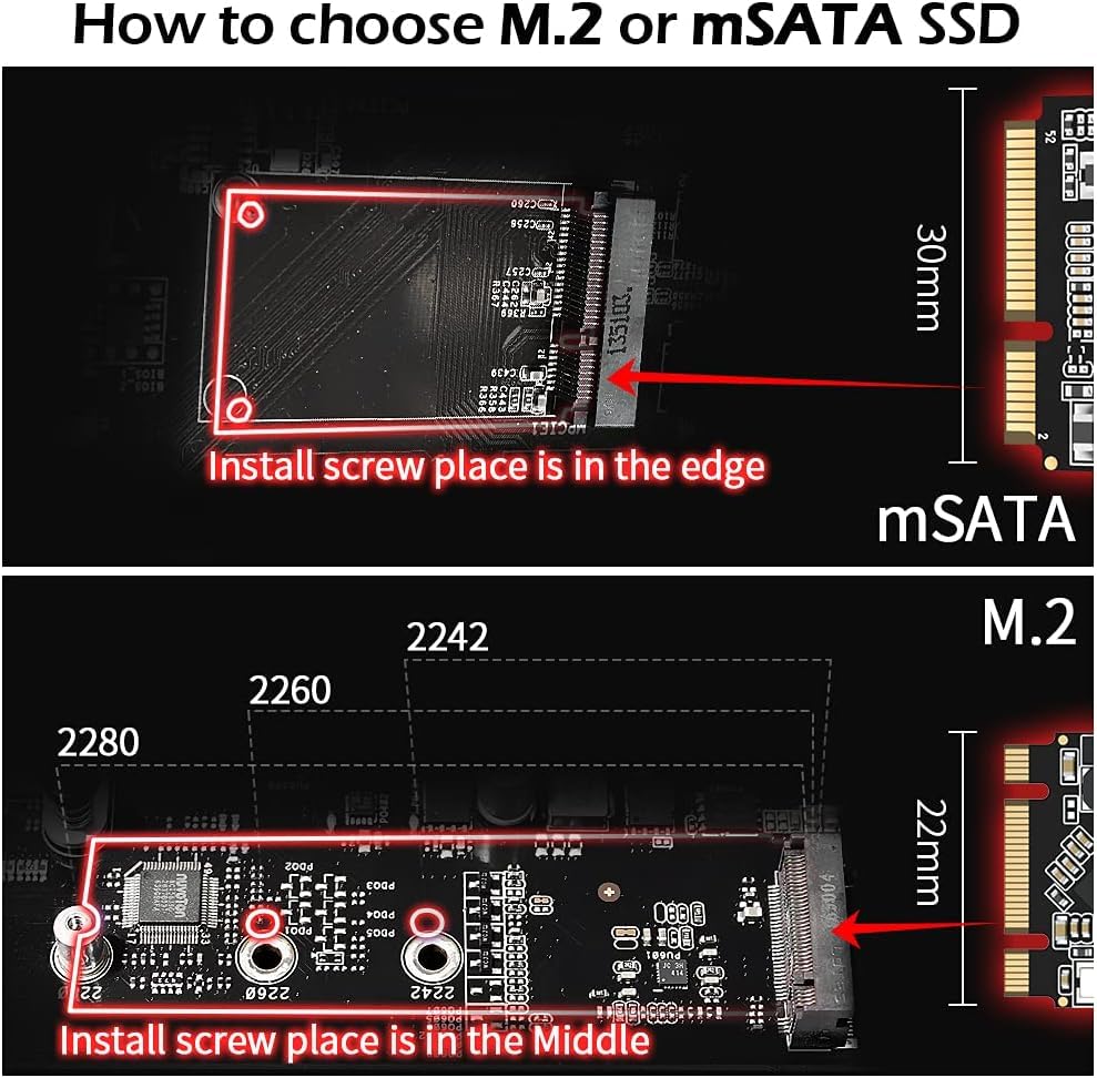 GAMERKING M.2 2260 SSD 1TB NGFF SATA III 6Gb/s 3D NAND TLC Internal Solid State Drive, B&M Key High Performance M.2 SSD for Desktop Laptop