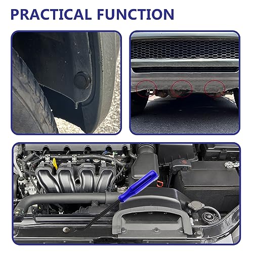 Car Bumper Clips Shield Retainer Clips Plastic Rivets 1001PCS Automotive Push Pins Assortment Xmas Tree Fasteners Kit Most Common Sizes Auto Body Push Pin with Removers for Ford Honda Chrysler GM