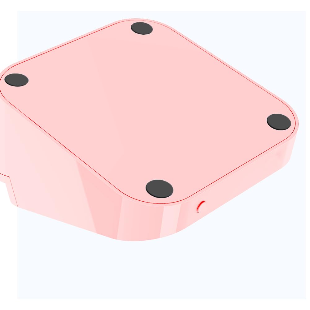 Dock Compatible with Square Reader 2nd Generation, Square Card Reader Stand Holder, Anti-Sleep Button, One Click to Turn On, Pink.