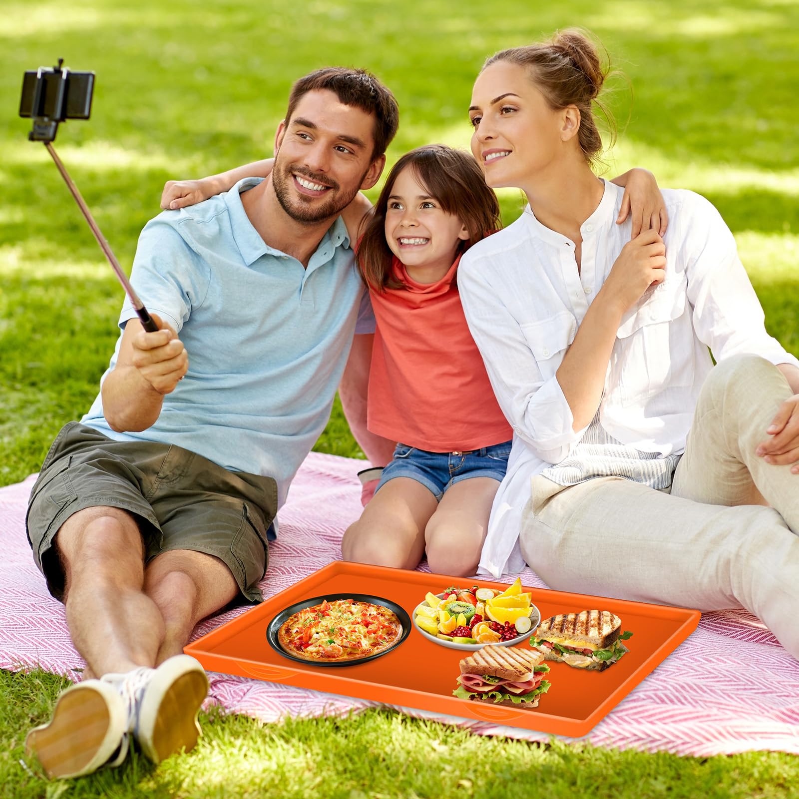 28β Blackstone Griddle Cover Silicone Griddle Mat for 28 Inch Blackstone Griddle, Heavy-Duty Food Grade Silicone Mat to Protect from Pollen, Debris and Rust, All-Season Protective Griddle Cover