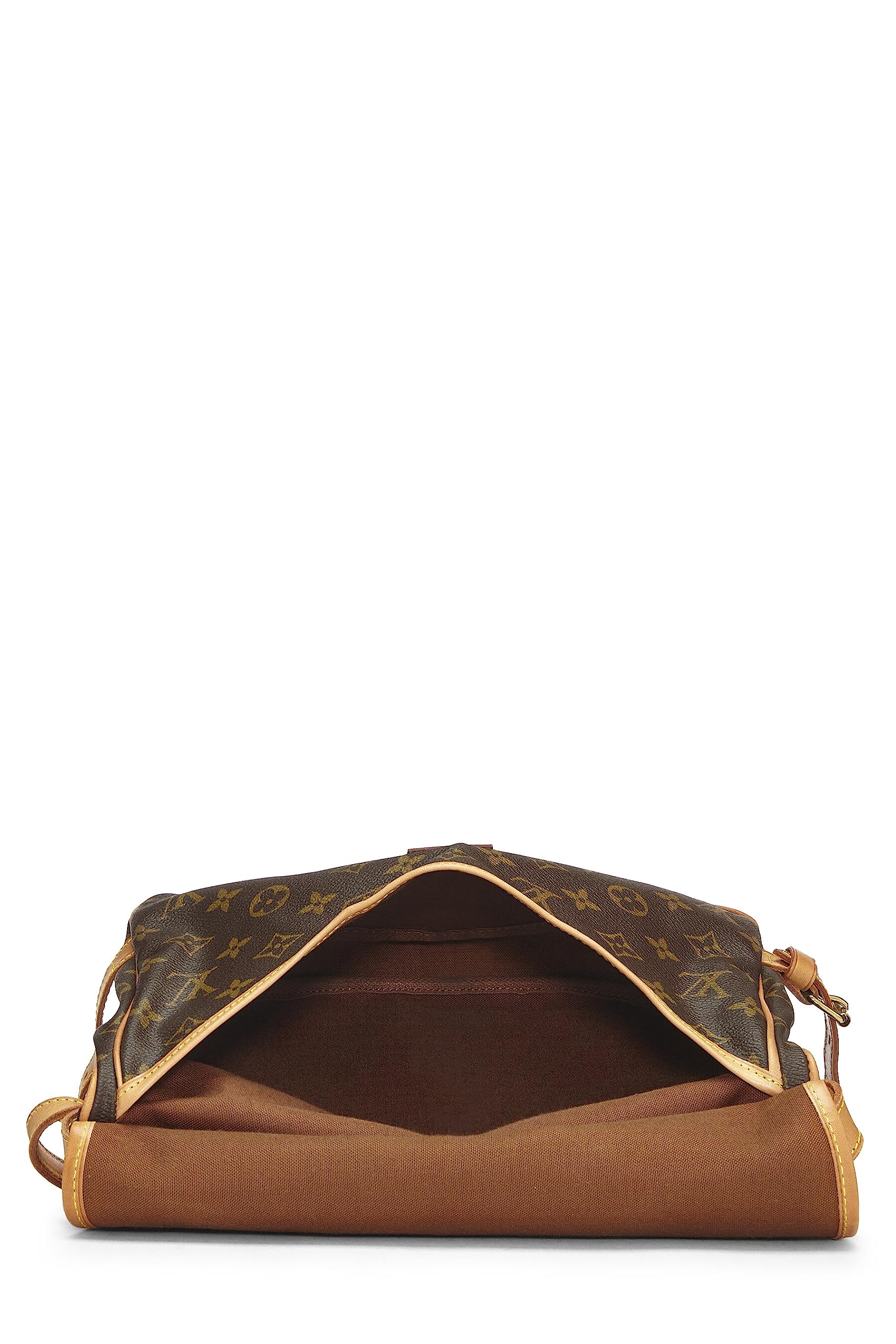 Louis Vuitton, Pre-Loved Monogram Canvas Saumur 30, Brown