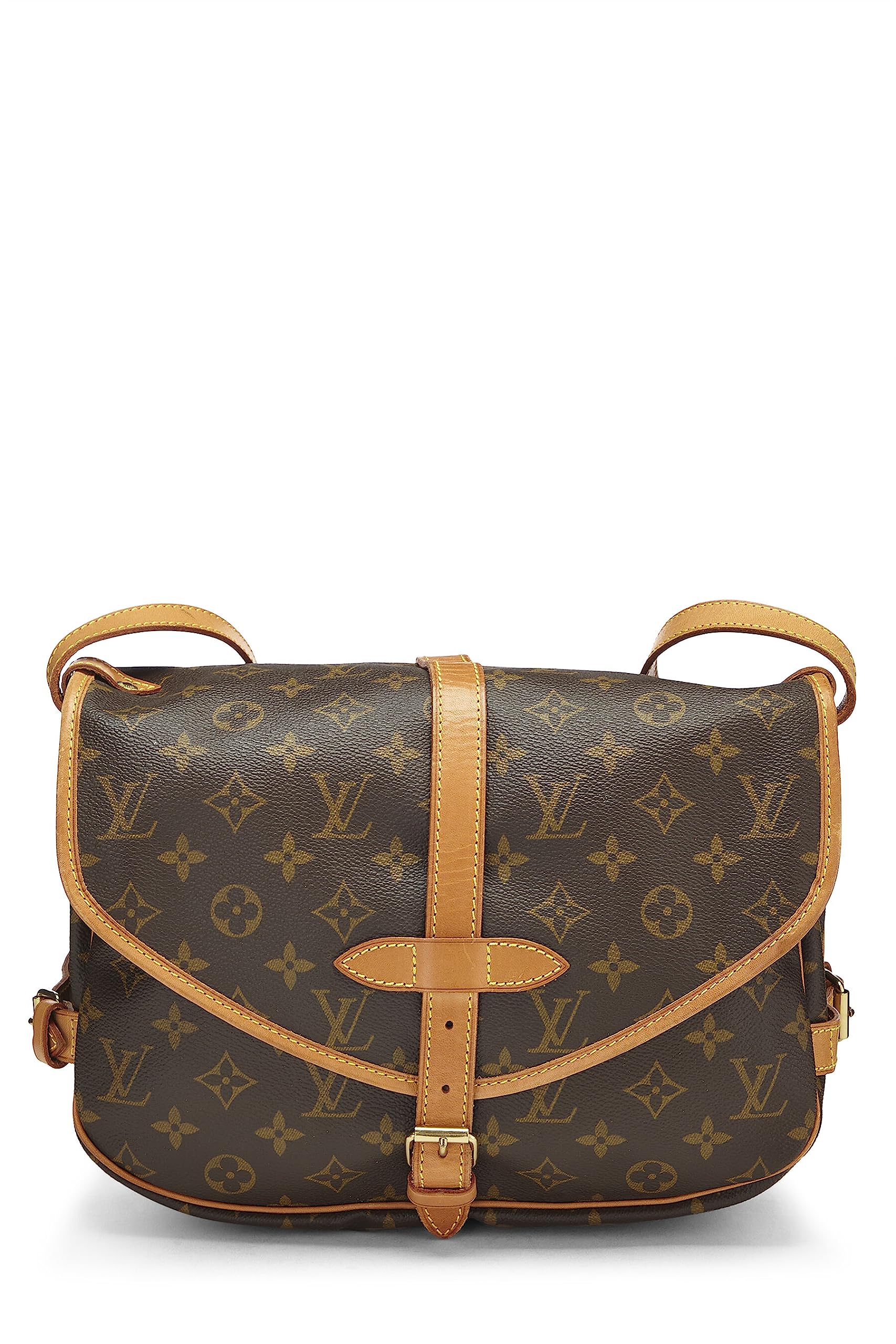 Louis Vuitton, Pre-Loved Monogram Canvas Saumur 30, Brown
