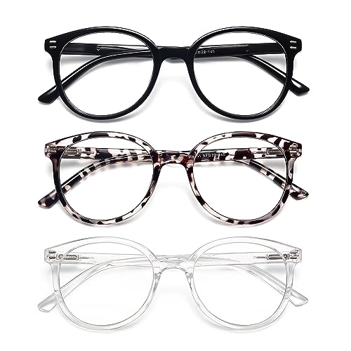 IBOANN Iconic Blue Light Glasses for Woman - Computer Glasses 99% Blue Light Blocking - Anti Eyestrain & UV Glare Protection