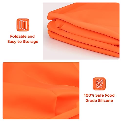17'' Silicone Griddle Mat Cover for Blackstone Grill, Fully Wrapped Silicone Mat for Blackstone Griddle, Blackstone Griddle Protector Accessories Protect Griddle from Rodents, Dirt and Rust