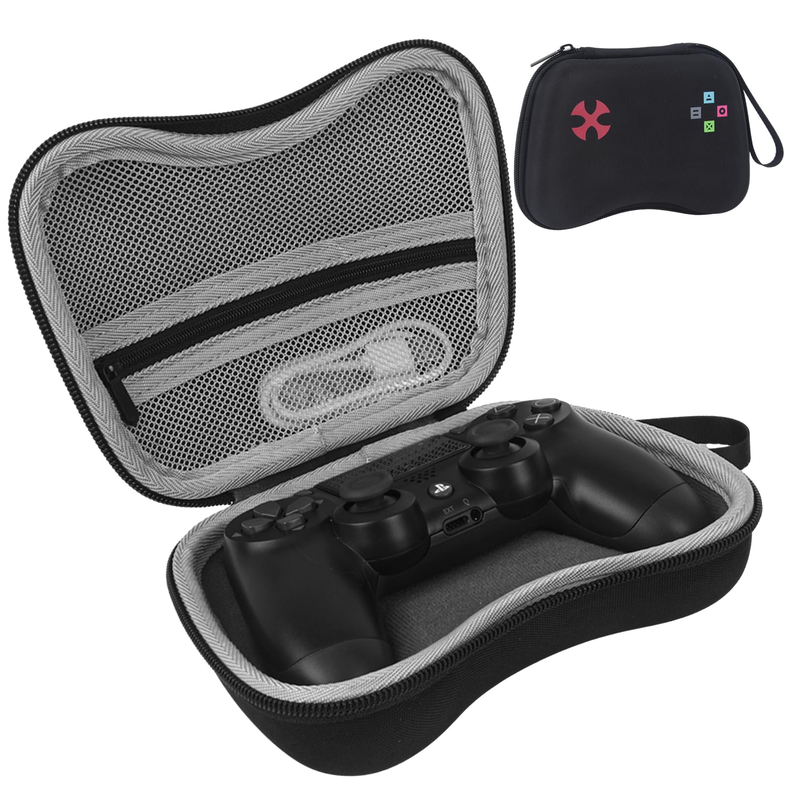 YiePhiot PS4 Controller Box for PS4 controller, PS4 Controller Storage Bag Compatible with DualShock 4 Wireless Controller, Black