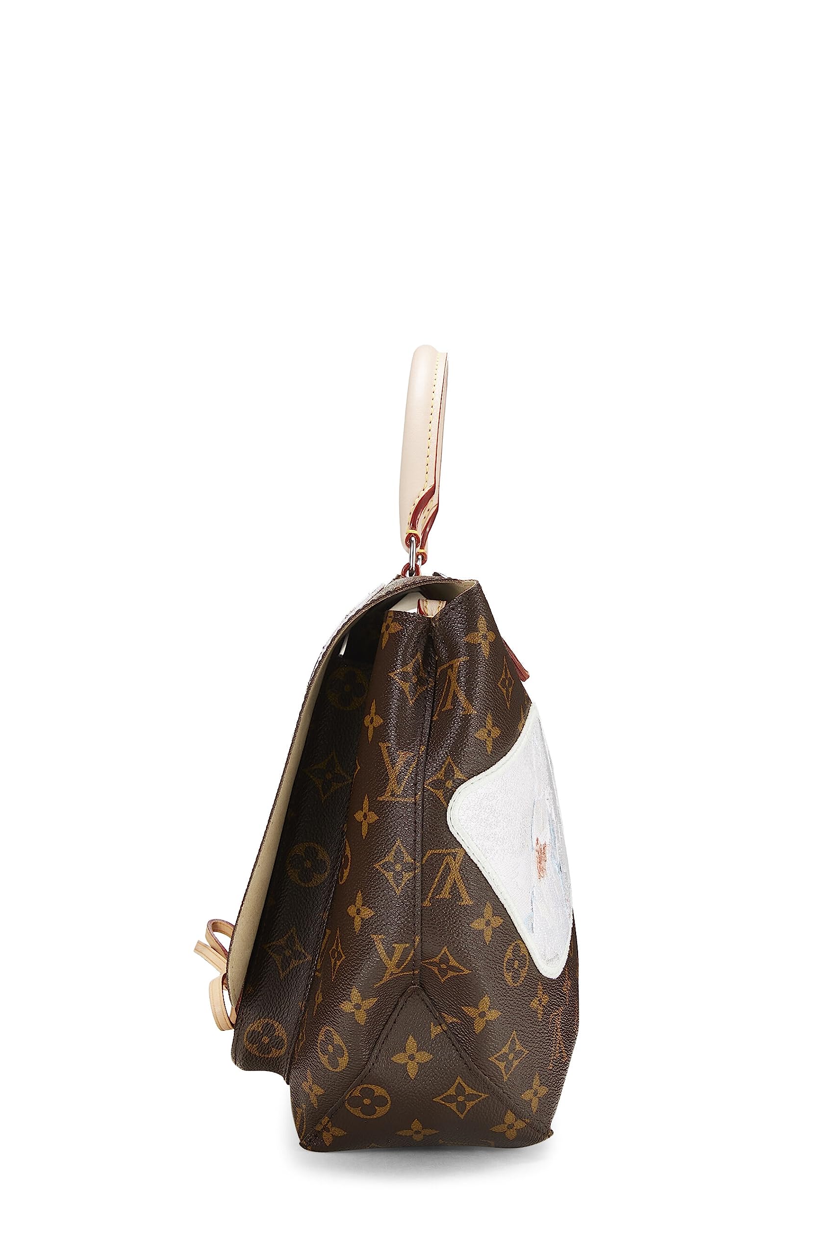 Louis Vuitton, Pre-Loved Cindy Sherman x Louis Vuitton Iconoclasts Collection Monogram Canvas Messenger, Brown