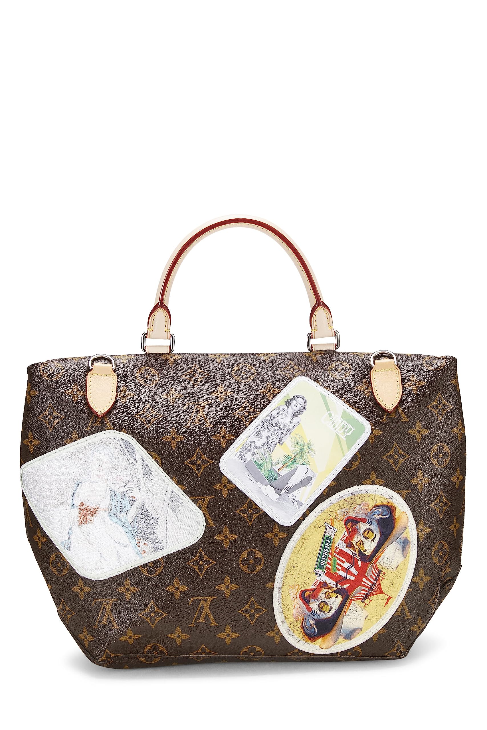 Louis Vuitton, Pre-Loved Cindy Sherman x Louis Vuitton Iconoclasts Collection Monogram Canvas Messenger, Brown