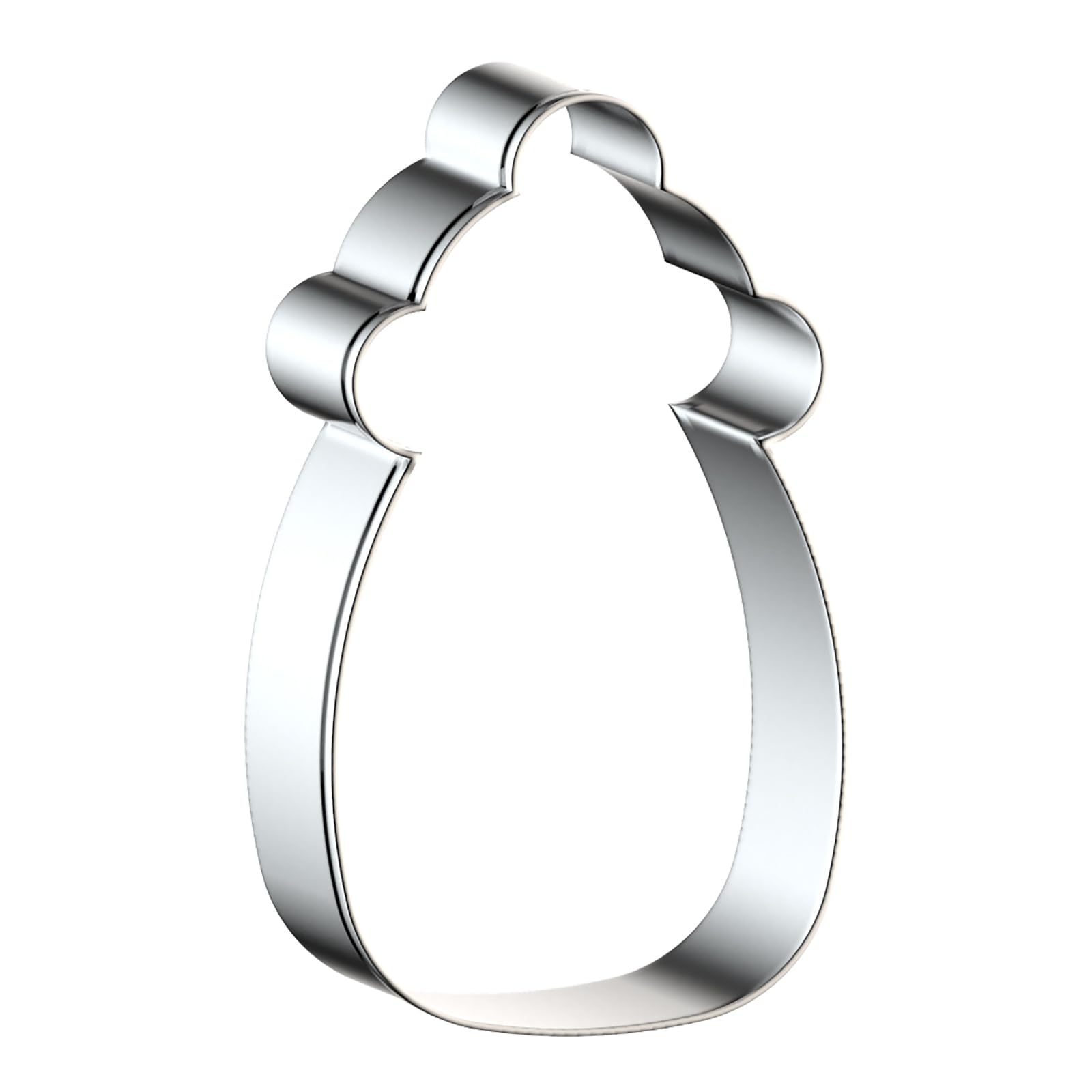 Baby Bottle Cookie Cutter Set for Baby Shower Baking, 5/4/3/2 inch, 4 Piece, Stainless Steel