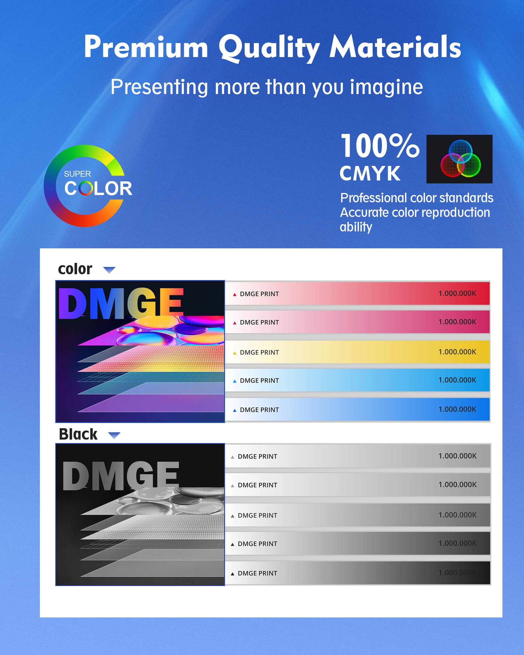 DMGE 201X Toner Cartridges 4 Pack - High Yield Replacement for HP 201X Black HP 201X 201A Compatible with HP Color Laserjet Pro MFP M277dw Toner,M252dw Toner,M277 M252 Series Printer