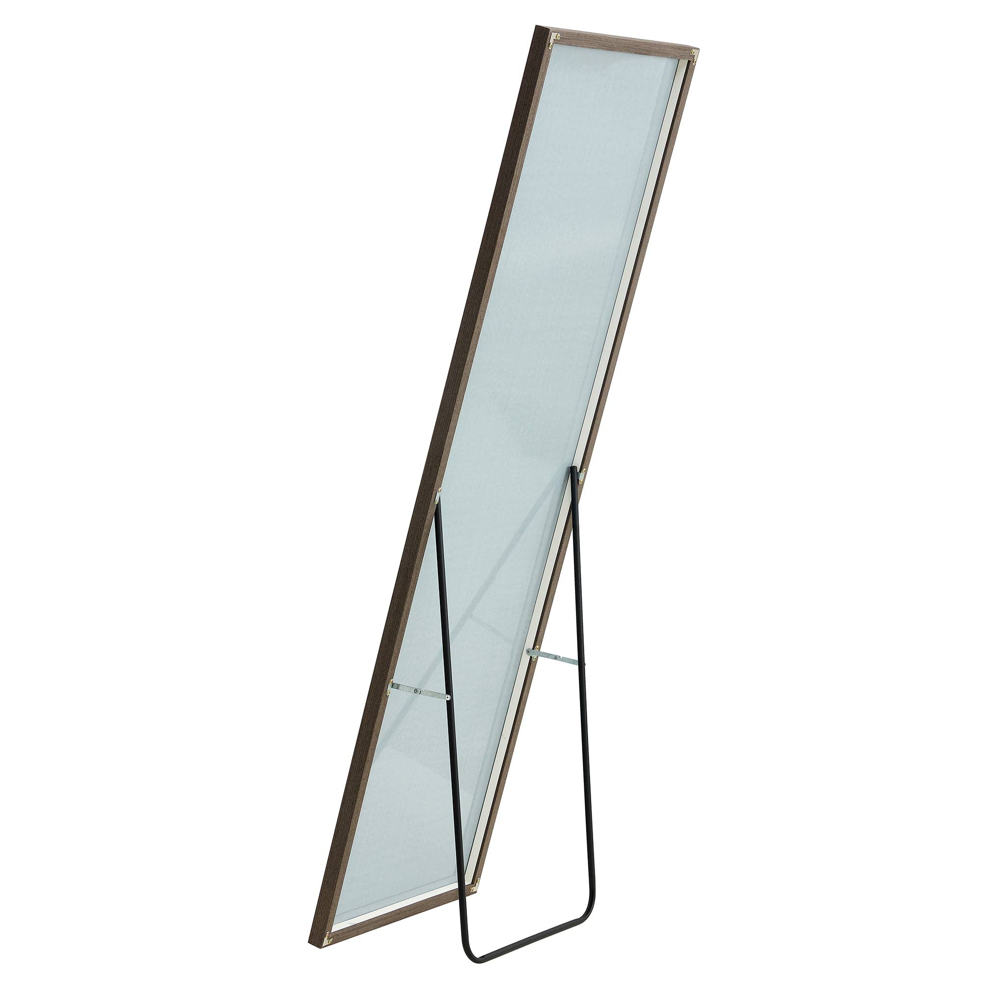 CIATRE Solid Wood Frame Full-Length Mirror - Dressing Mirror for Bedroom, Home Porch, and Clothing Store - Floor Mounted or Wall Mounted - 65" x 23"