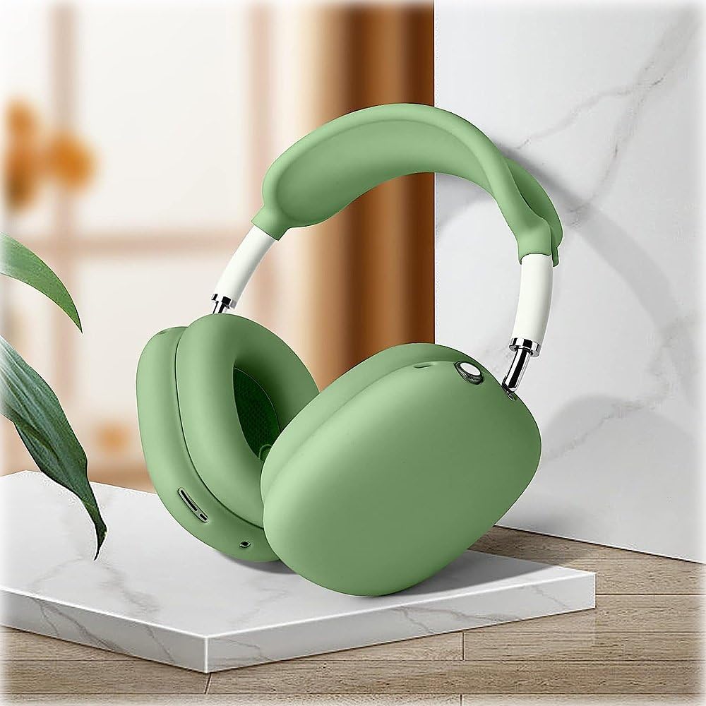 SaharaCase Silicone Combo Kit Case for Apple AirPods Max Headphones [Rugged] Headphone Protection Antislip Grip Slim Fit (Green)