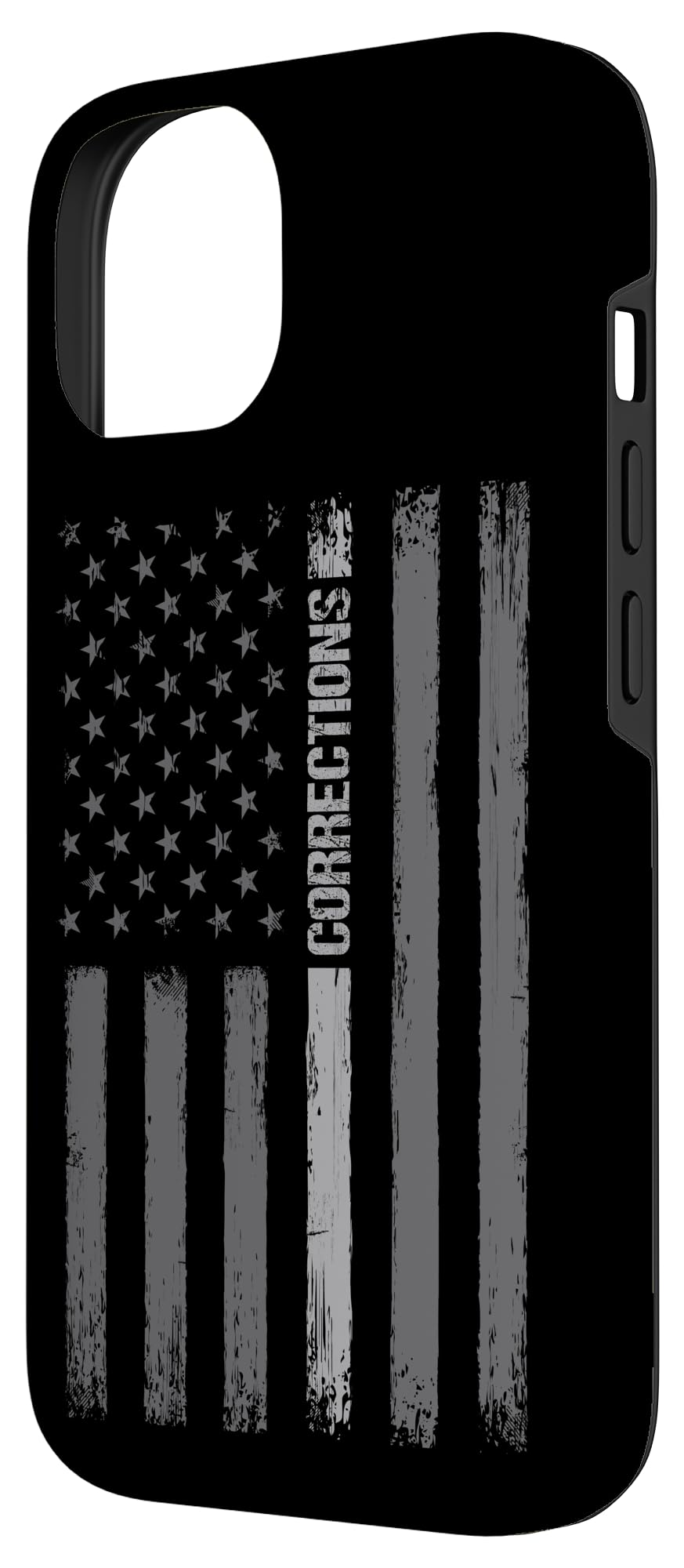 iPhone 14 Corrections - Correctional Officer Gift - USA American Flag Case