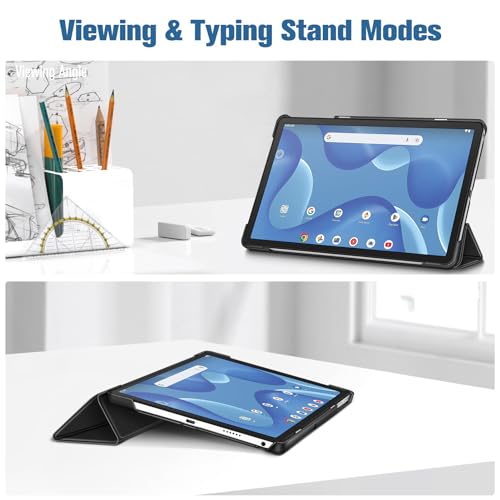 Fintie Case for Onn 11 Tablet Pro (2023 Model) - Premium Vegan Leather Slim Lightweight Hard Shell Stand Cover for ONN Pro 11 inch Tablet 100110027, Black