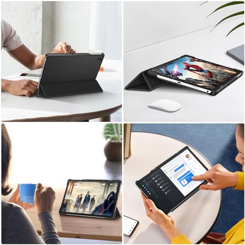 Fintie Case for Onn 11 Tablet Pro (2023 Model) - Premium Vegan Leather Slim Lightweight Hard Shell Stand Cover for ONN Pro 11 inch Tablet 100110027, Black