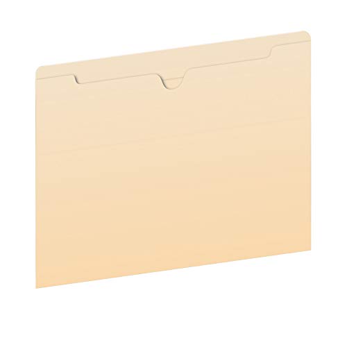 Pendaflex File Jackets, Flat, No Expansion, Manila, Letter Size, Straight Cut Tab, 100/Box (24990)