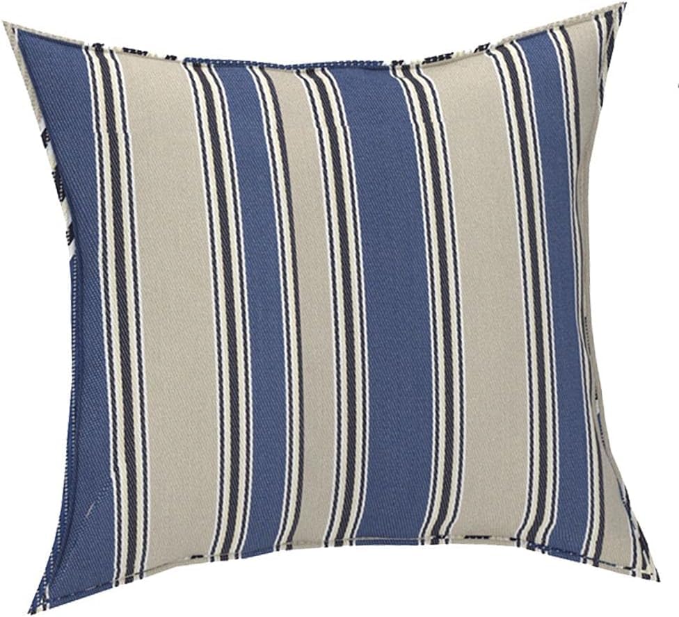 Creative Living Outdoor Bench/Settee/Swing Cushion with Four Patio Decorative Pillows, 59'', Navy