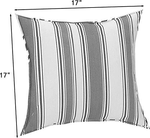 Creative Living Outdoor Bench/Settee/Swing Cushion with Four Patio Decorative Pillows, 59'', Navy