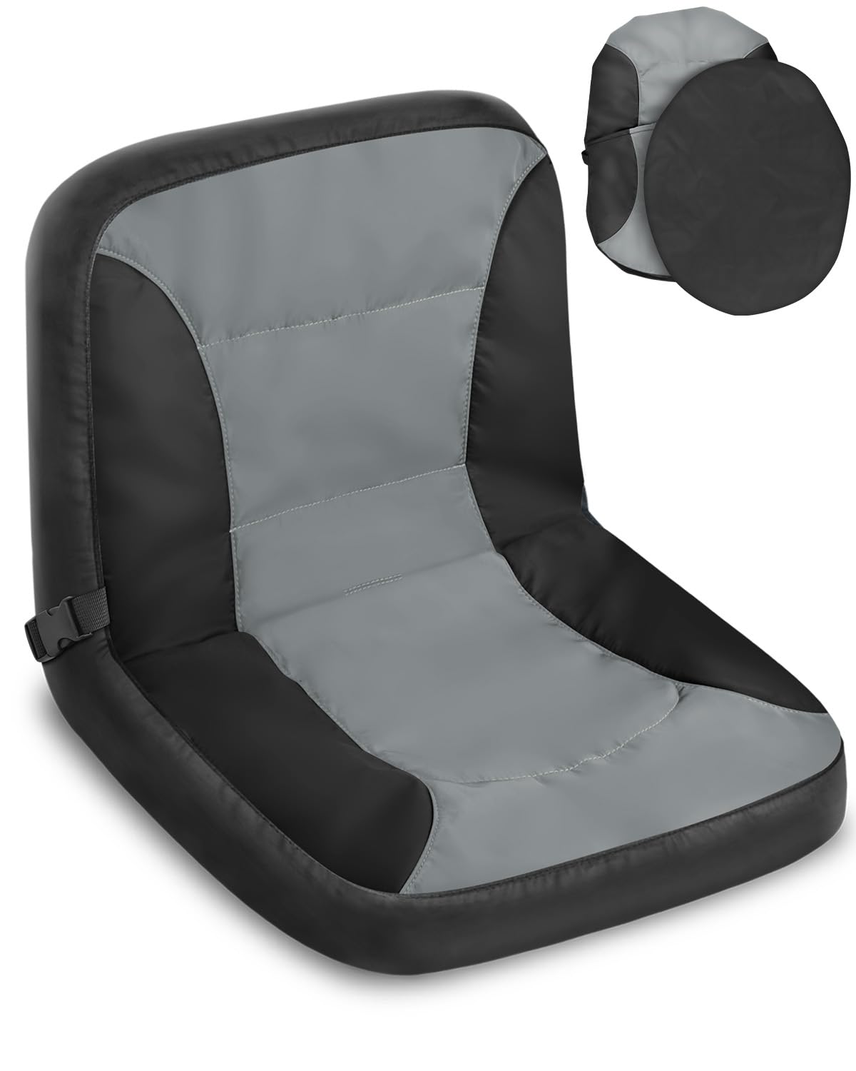PACETAP Riding Lawn Mower Seat Cover with Waterproof Cover, Durable Polyester Universal Lawn Mower Seat Cover Compatible with John Deere, for Craftsman, for Cub Cadet, for Kubota (Splicing,Medium)