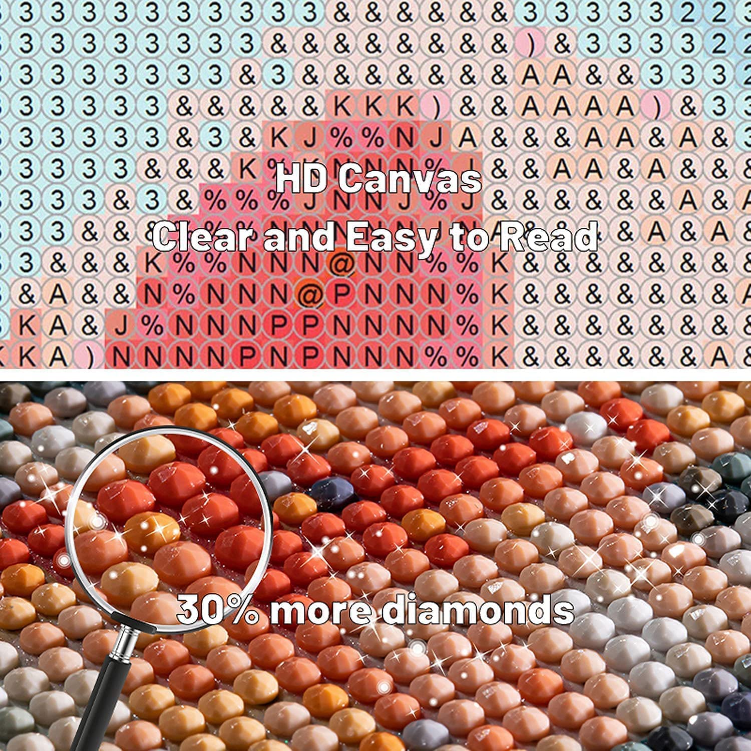6 Pack Halloween Diamond Painting for Adults - 5D Horror Diamond Art Kits for Adults,Full Drill Diamond Dots DIY Diamonds Pictures Gem Crafts for Home Wall Decor Gifts(11.8x15.7inch)