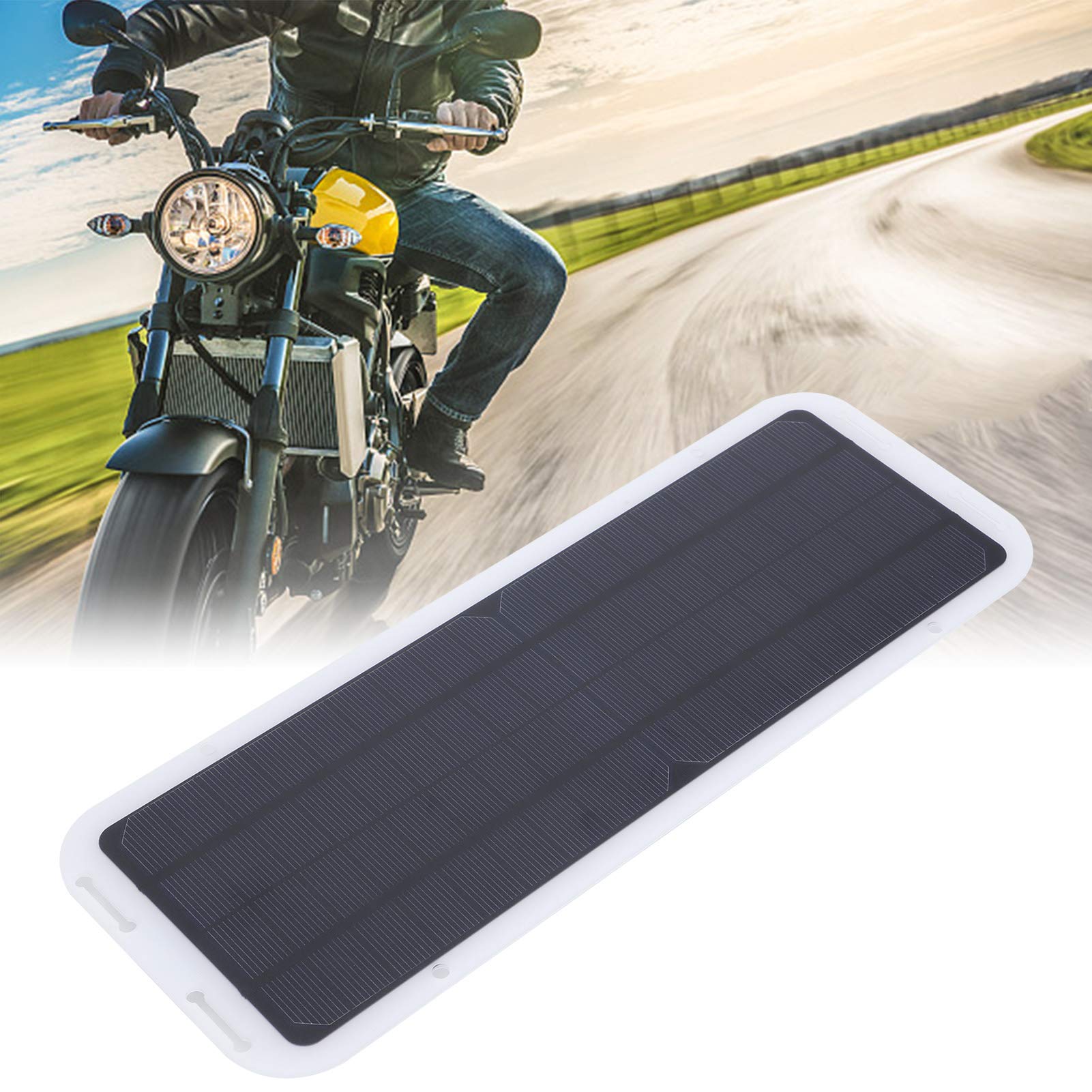 VTOSEN Outdoor 18V Solar Panel Portable Car Charging Power Board Charger Kit for Motorcycle - Solar Panel, Solar Power Board, and Car Solar Charger All in One