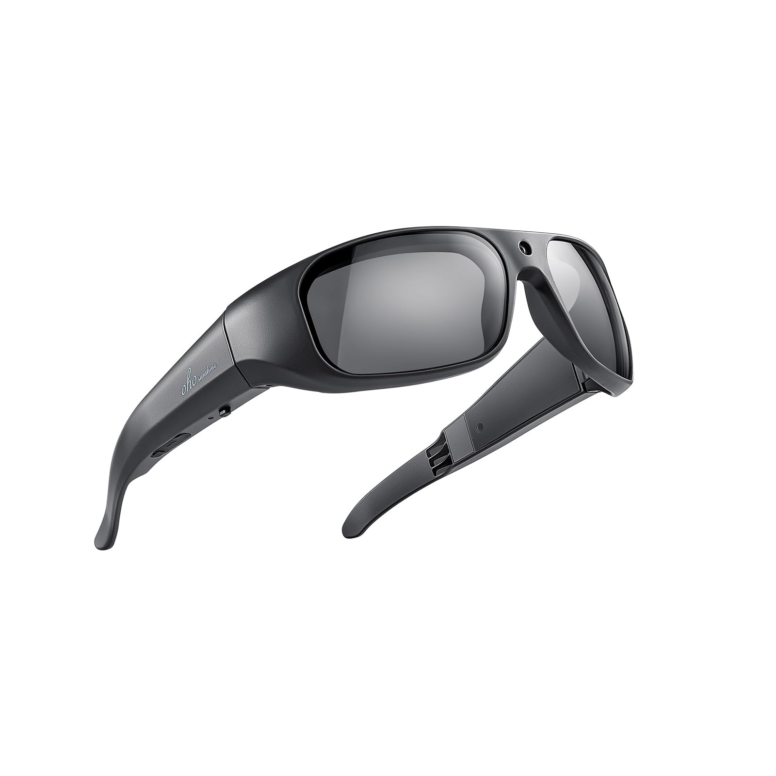 OhO Camera Glasses,4K Pro 24M Resolution H.265 Smart Glasses with Built-in 32GB Memory,UV400 Sunglasses for Outdoor Sport