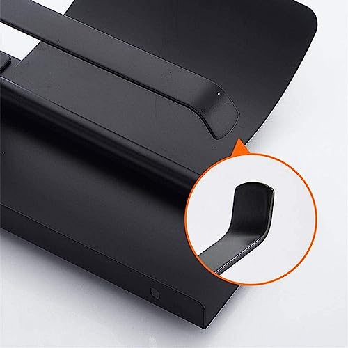 Wall Mounted Toilet Paper Holder with Shelf, No Drilling Stainless Steel Toilet Roll Holder for Bathroom Kitchen Restaurant Toilet Paper Holder