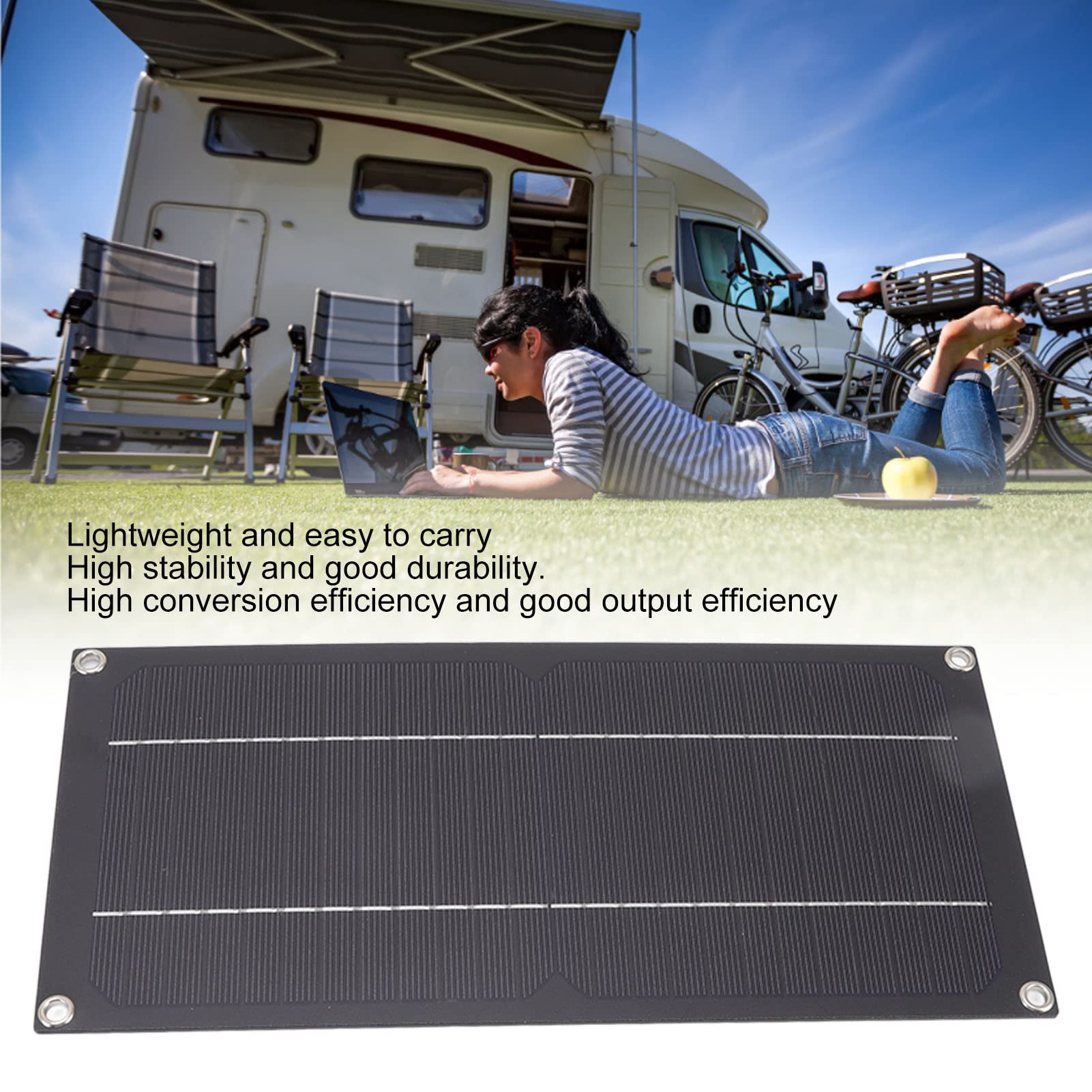 VTOSEN 600W 18V Solar Panel Kit with 100A Battery Charger Controller - Ideal Solar Power Solution for Outdoor Farming, Homes, RV Camping - Portable Solar Panels