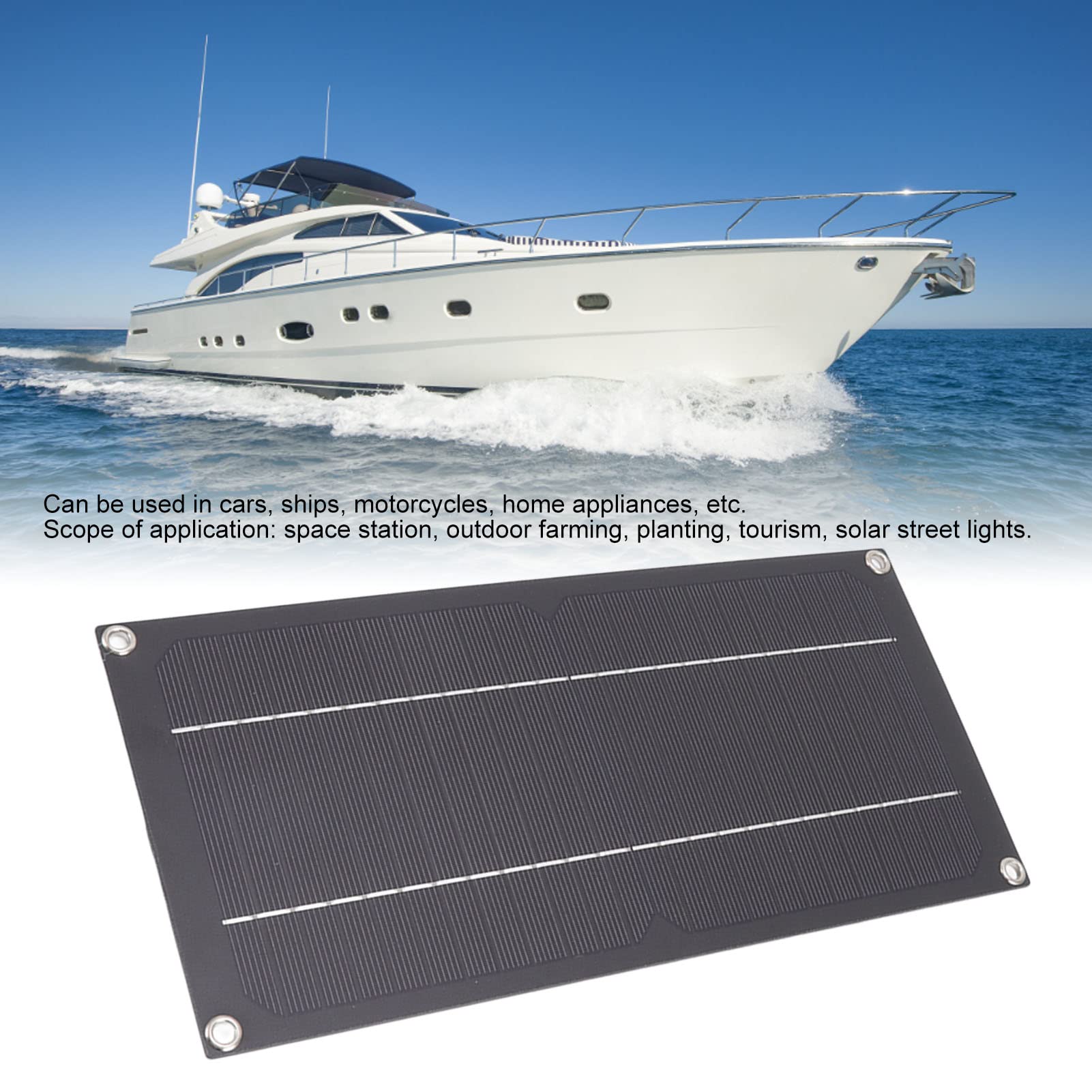 VTOSEN 600W 18V Solar Panel Kit with 100A Battery Charger Controller - Ideal Solar Power Solution for Outdoor Farming, Homes, RV Camping - Portable Solar Panels