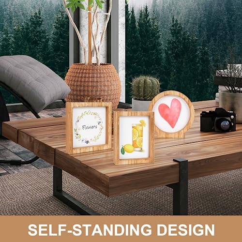 Tiered Tray Seasonal Decorations Set - Farmhouse Summer Lemon Kitchen Decor, 4th of July, Valentine's Day, Spring, Fall, Christmas, Halloween Centerpiece Table Home
