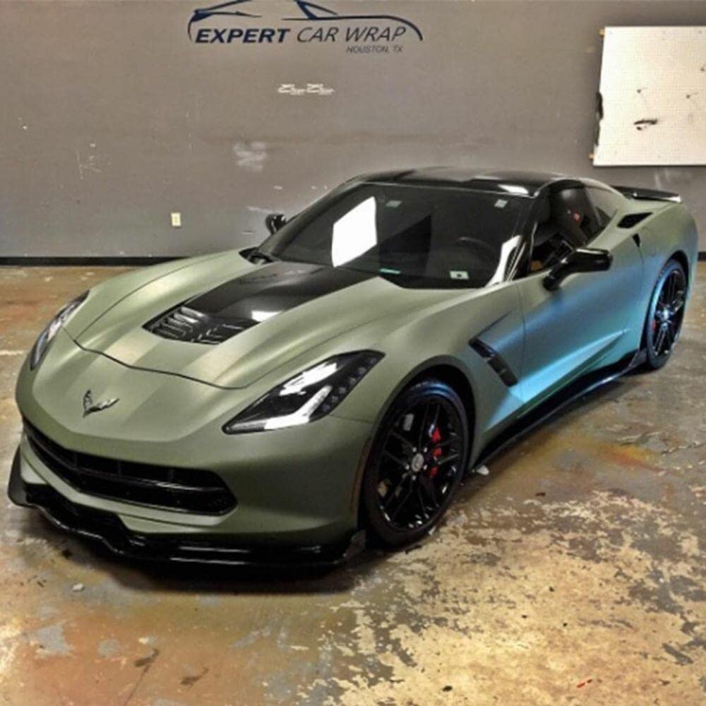 3M Car Wrap Roll 2080 Matte Military Green | M26 | (Sample 3in x 5in) | Automotive Vinyl Wrap for Cars - Car Interior Wrap & Exterior