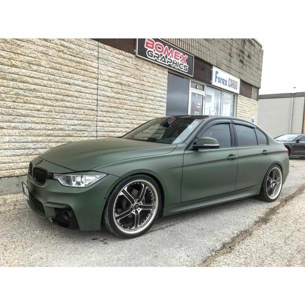 3M Car Wrap Roll 2080 Matte Military Green | M26 | (Sample 3in x 5in) | Automotive Vinyl Wrap for Cars - Car Interior Wrap & Exterior