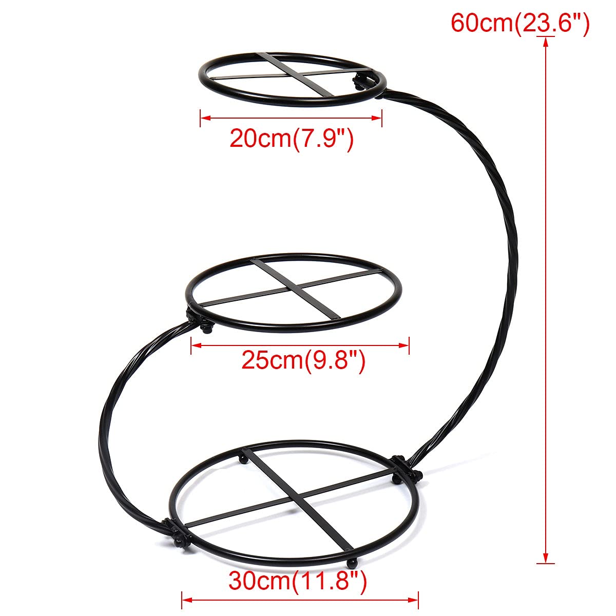 Cake Stand Creative Cake Stand Wedding Birthday Party Cake Display Holder Metal Dessert Cupcake Cookies Home Kitchen Baking Tool Cake Holder (Color : D)