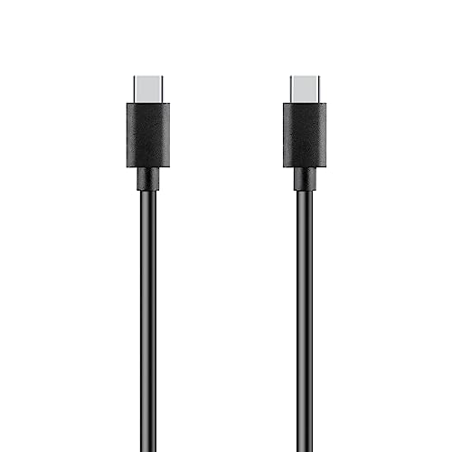 CJP-Geek Black 6ft 100W USB-C to USB-C Data Sync Power Adapter Charger Cord Cable Compatible with Surface Duo Go Pro X