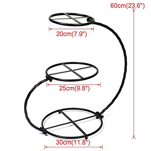 Cake Stand Creative Cake Stand Wedding Birthday Party Cake Display Holder Metal Dessert Cupcake Cookies Home Kitchen Baking Tool Cake Holder (Color : B)