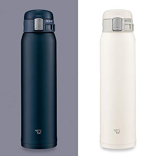 Zojirushi (ZOJIRUSHI) Water bottle direct drinking [One-touch open] Stainless mug 600ml Navy SM-SF60-AD