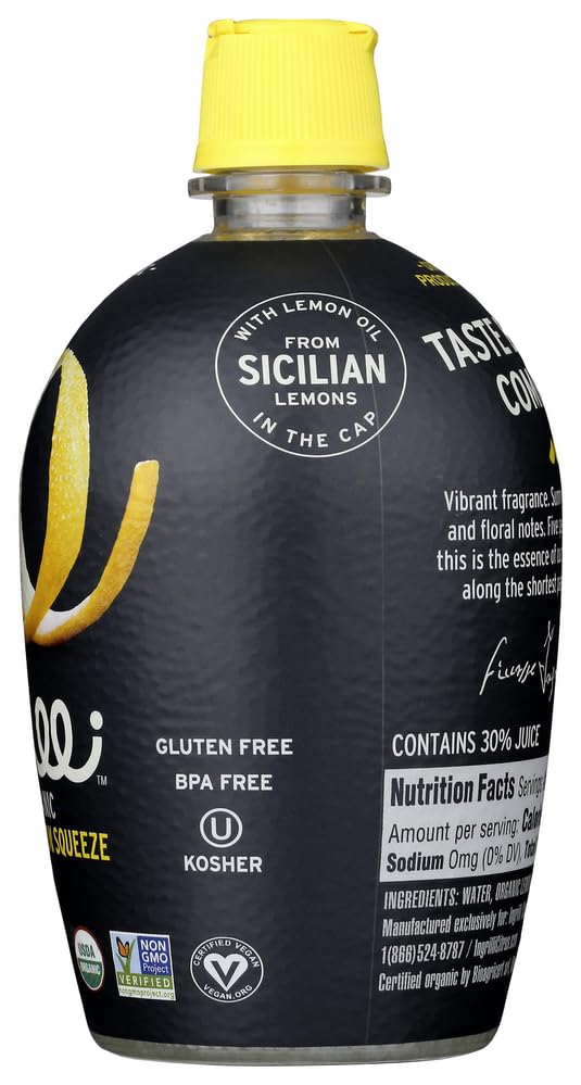 Ingrilli Organic Lemon Squeeze, 7 Fl Oz Bottle (Pack of 3)