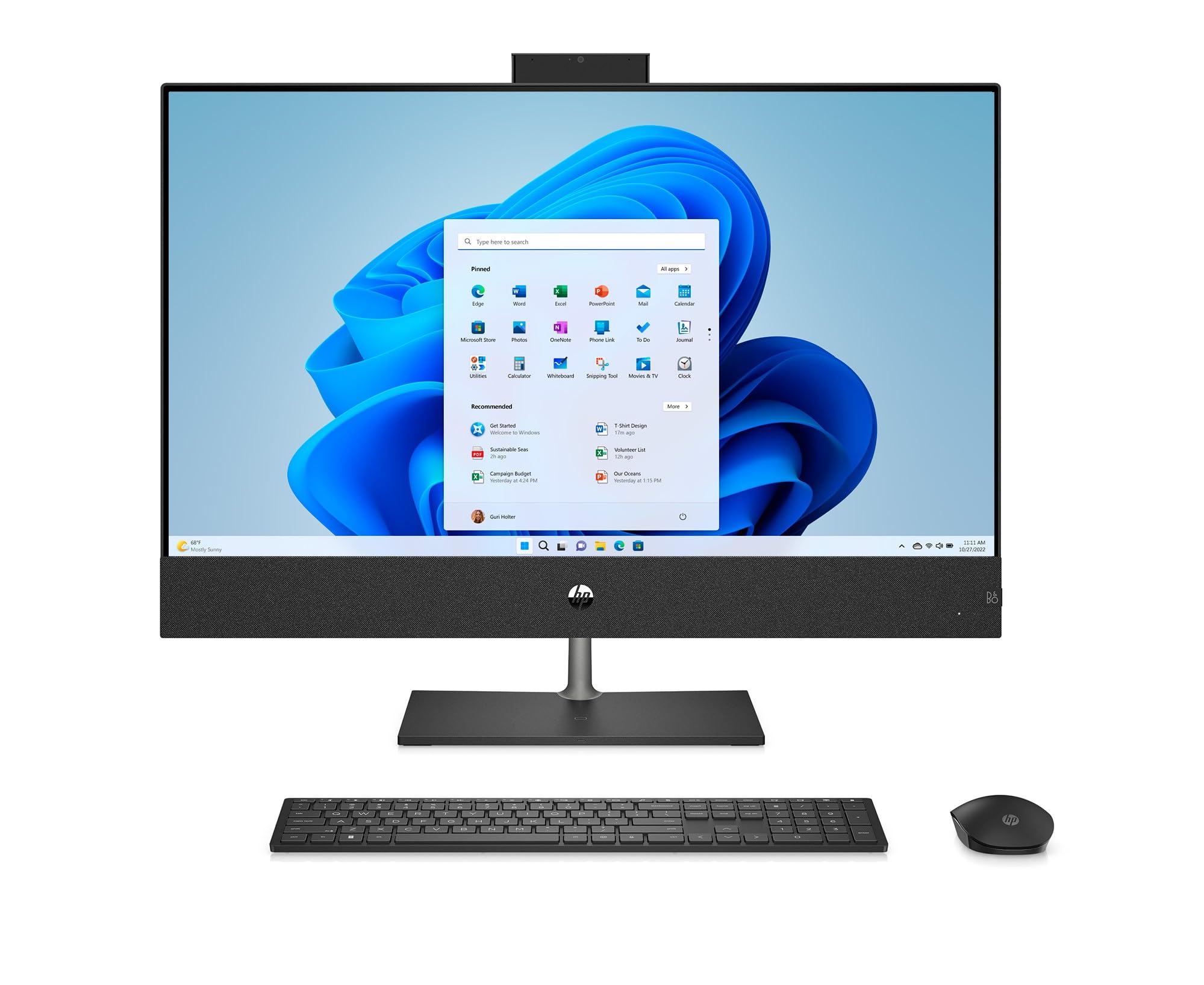 HP Pavilion 27 Touch Desktop 8TB SSD 64GB RAM (Intel Core i9-13900K Processor w/Turbo Boost to 5.80GHz, 64 GB RAM, 8 TB SSD, 27-inch FullHD Touchscreen, Win 11) PC Computer All-in-One