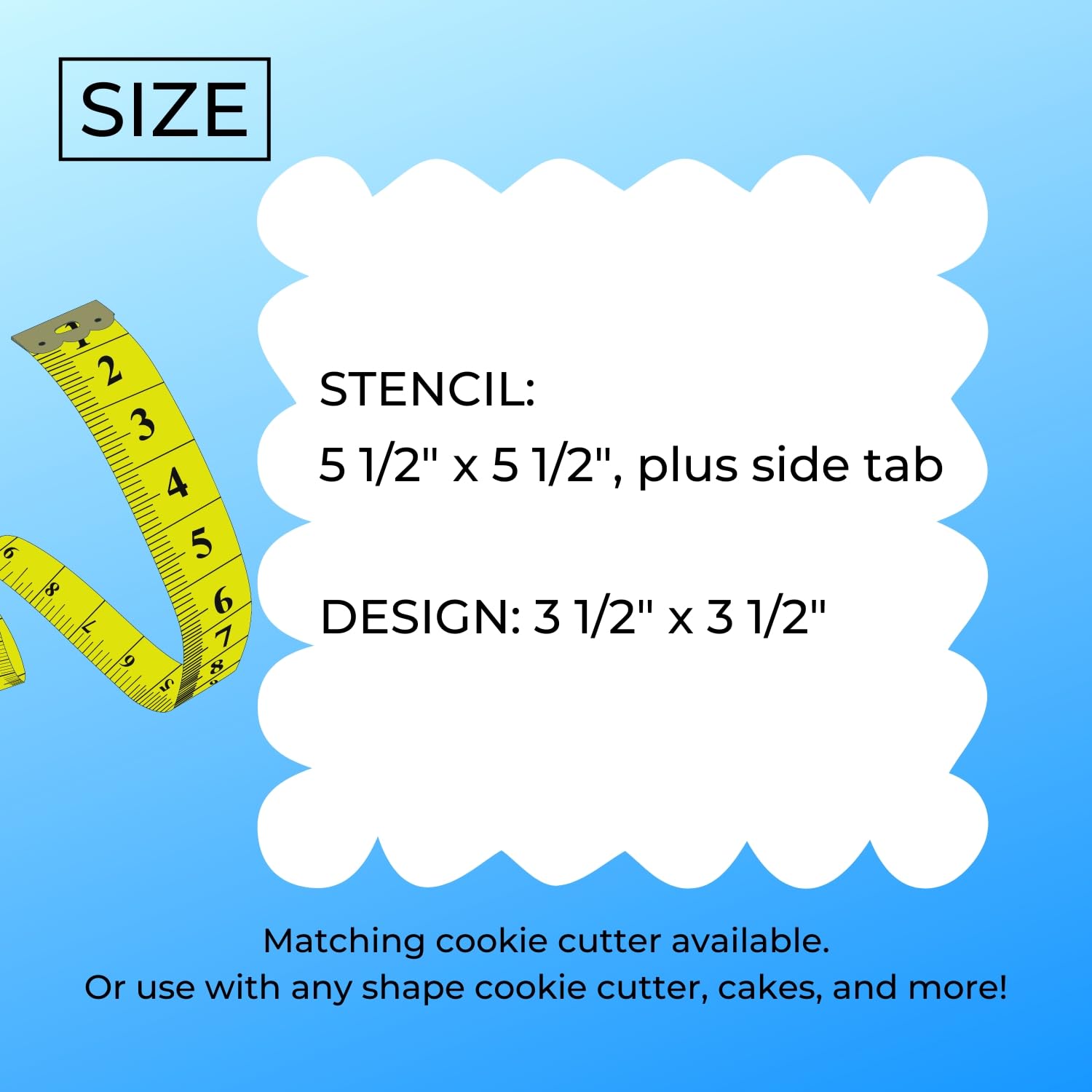 Baby Elephant Shower Detailed Stencil for Cookie OR Cake Decorating Made in USA LS2558