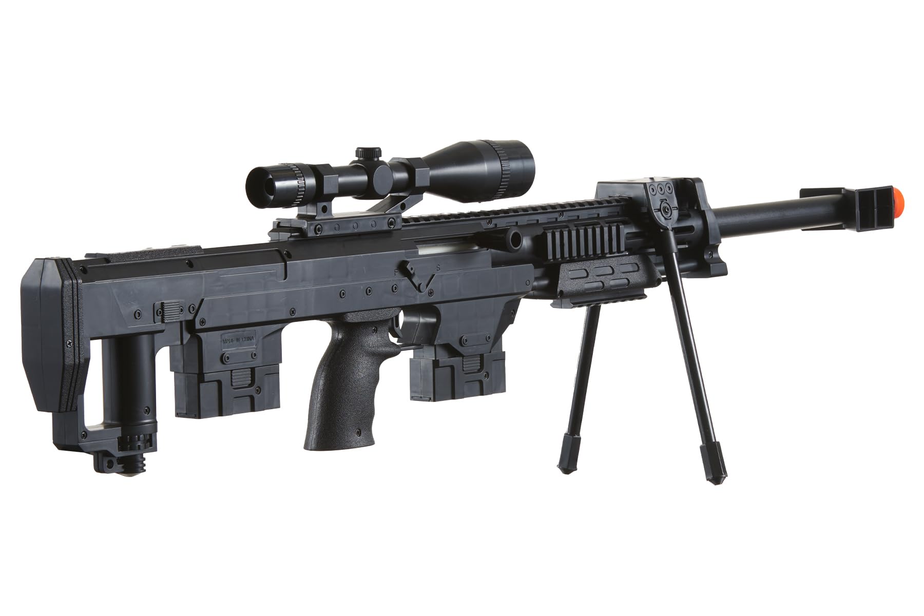GoldenBall Sniper 300 FPS Spring Airsoft Rifle & Pistol Combo Gun Set