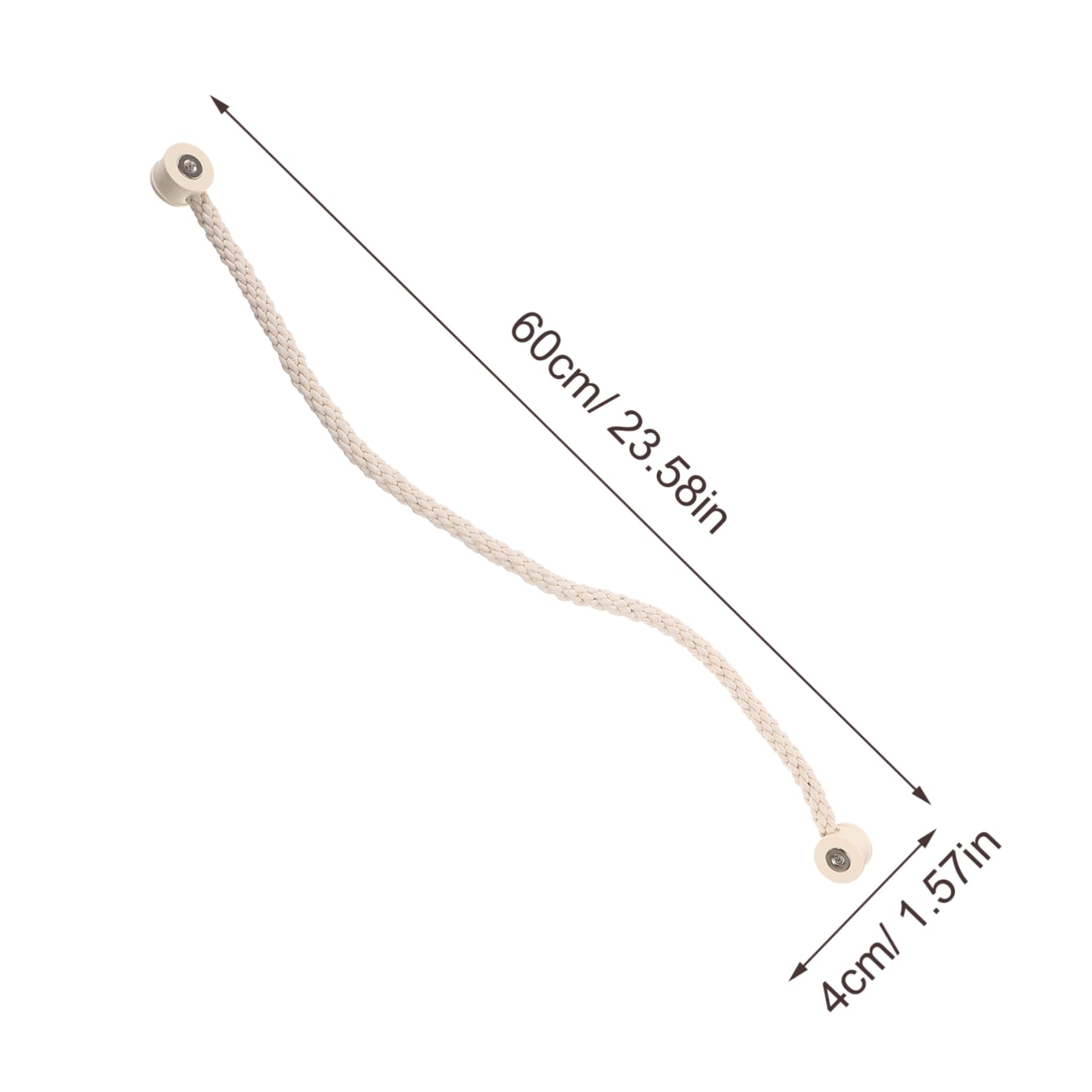 ULTECHNOVO 2 Pcs Curtain Magnetic Button Hebillas Magneticas para Cortinas Hebillas Magnéticas para Cortinas Decorative Curtain Tiebacks Weave Rope Curtain Tiebacks Curtain Tiebacks for Home